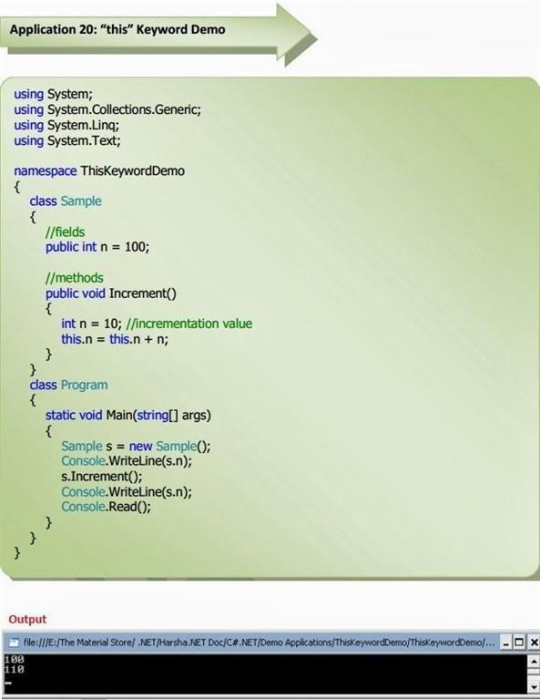 Readonly Fields In C